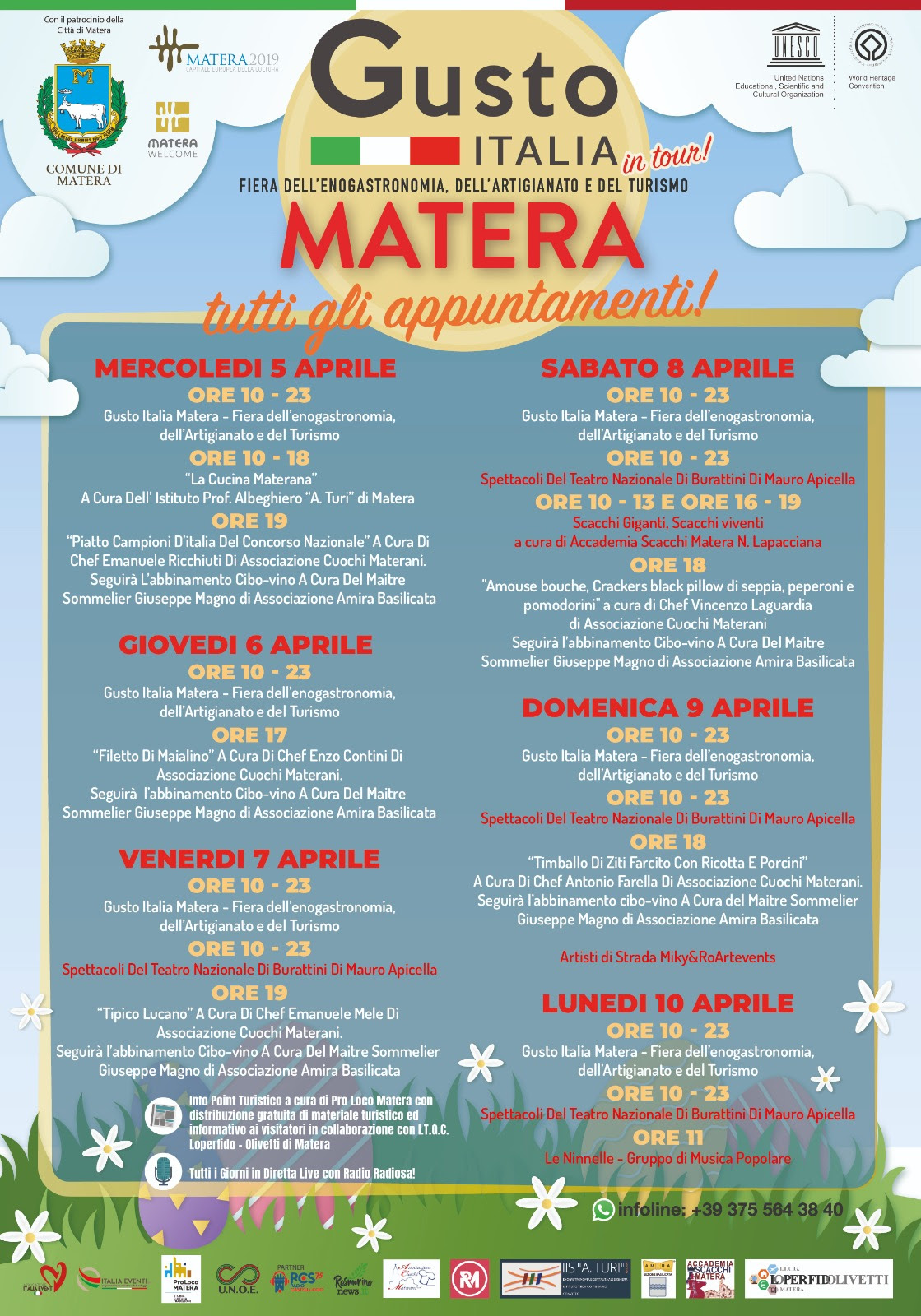 Gusto Italia riparte da Matera: festività pasquali nella città dei Sassi, dal 5 al 10 aprile tra ...