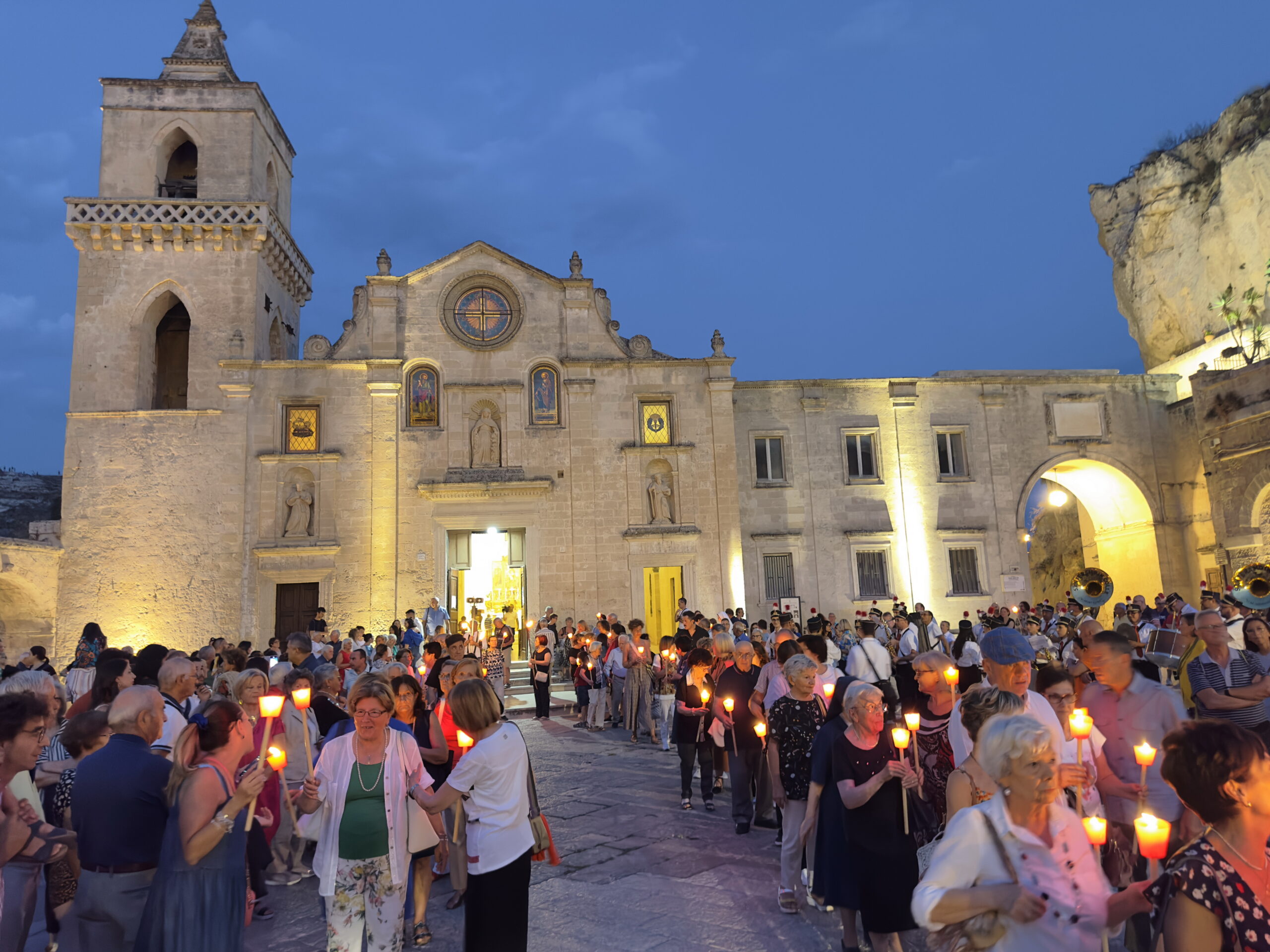 Festa dell'Assunta a San Pietro Caveoso a Matera - Logos Matera